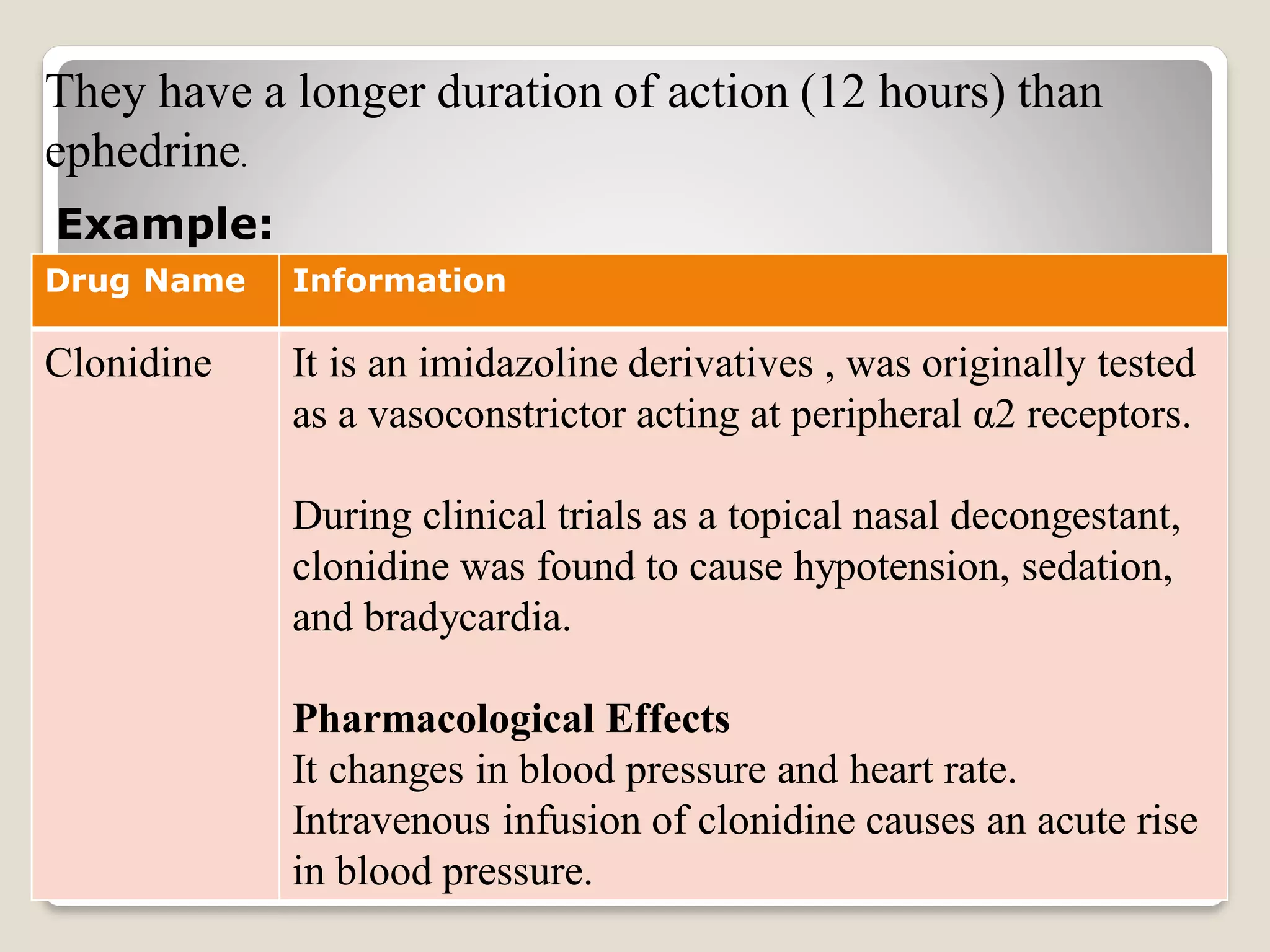 Nasal decongestant and Respiratory stimulants | PDF
