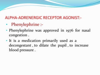 Nasal decongestants | PPTX