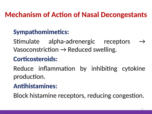 Nasal Decongestants and Respiratory Stimulants | PPTX