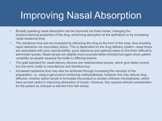 Nasal drug delivery | PPTX | Ear, Nose and Throat Conditions | Diseases ...