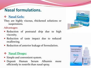 Nasal drug delivery sustem by mali vidhya v | PPTX