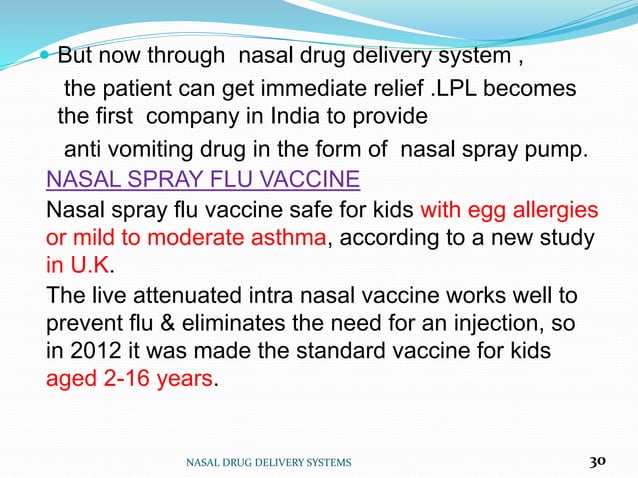 Nasal drug delivery system | PPTX | Ear, Nose and Throat Conditions ...