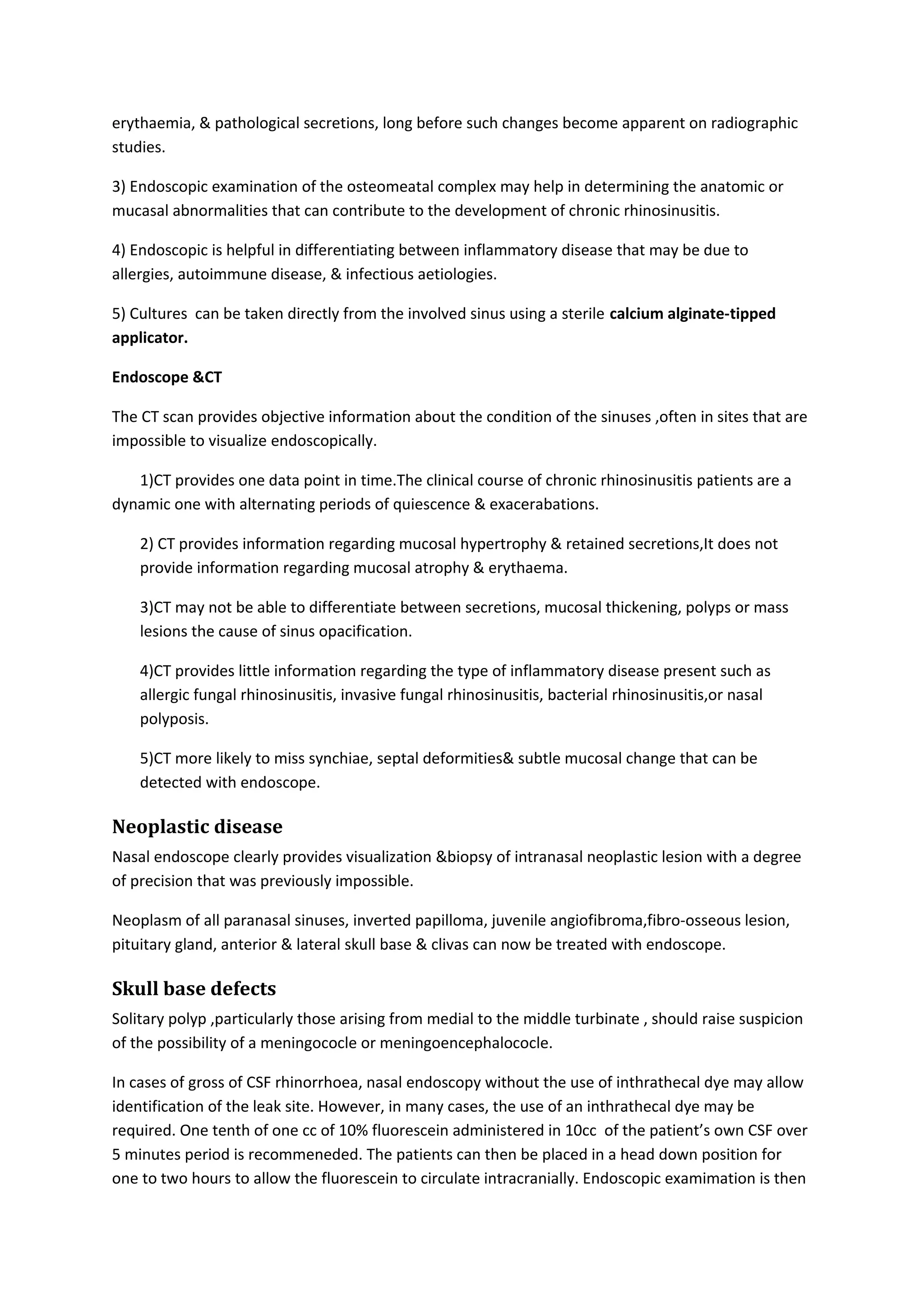 Nasal endoscopy | DOC