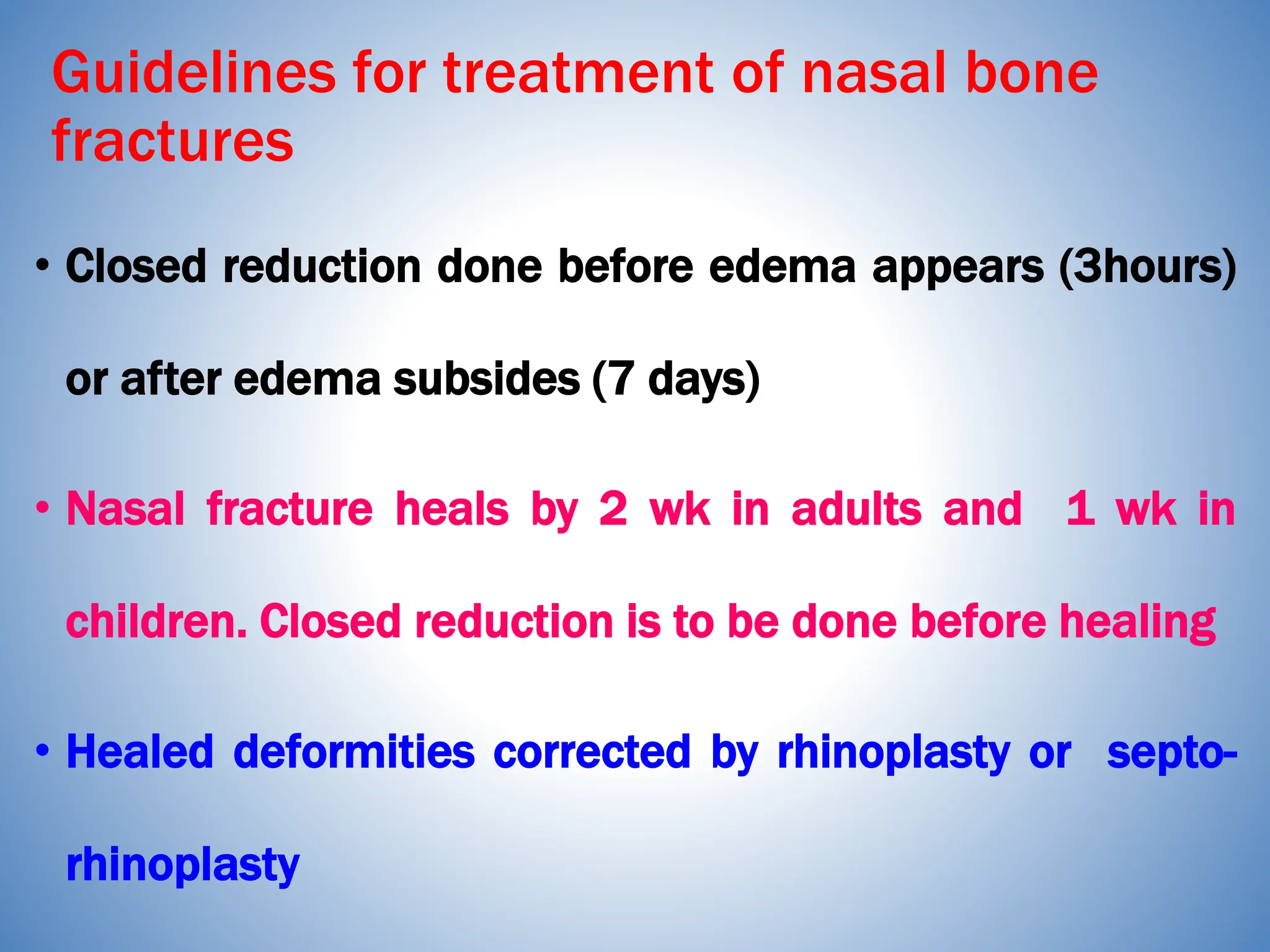 Nasal & Facial Injuries ug.............. | PPTX