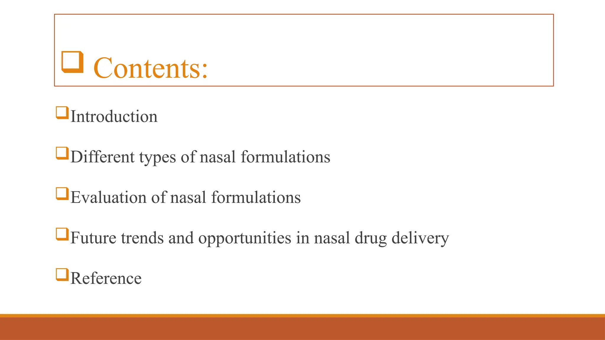 Nasal formulation - Types and evaluation.pptx