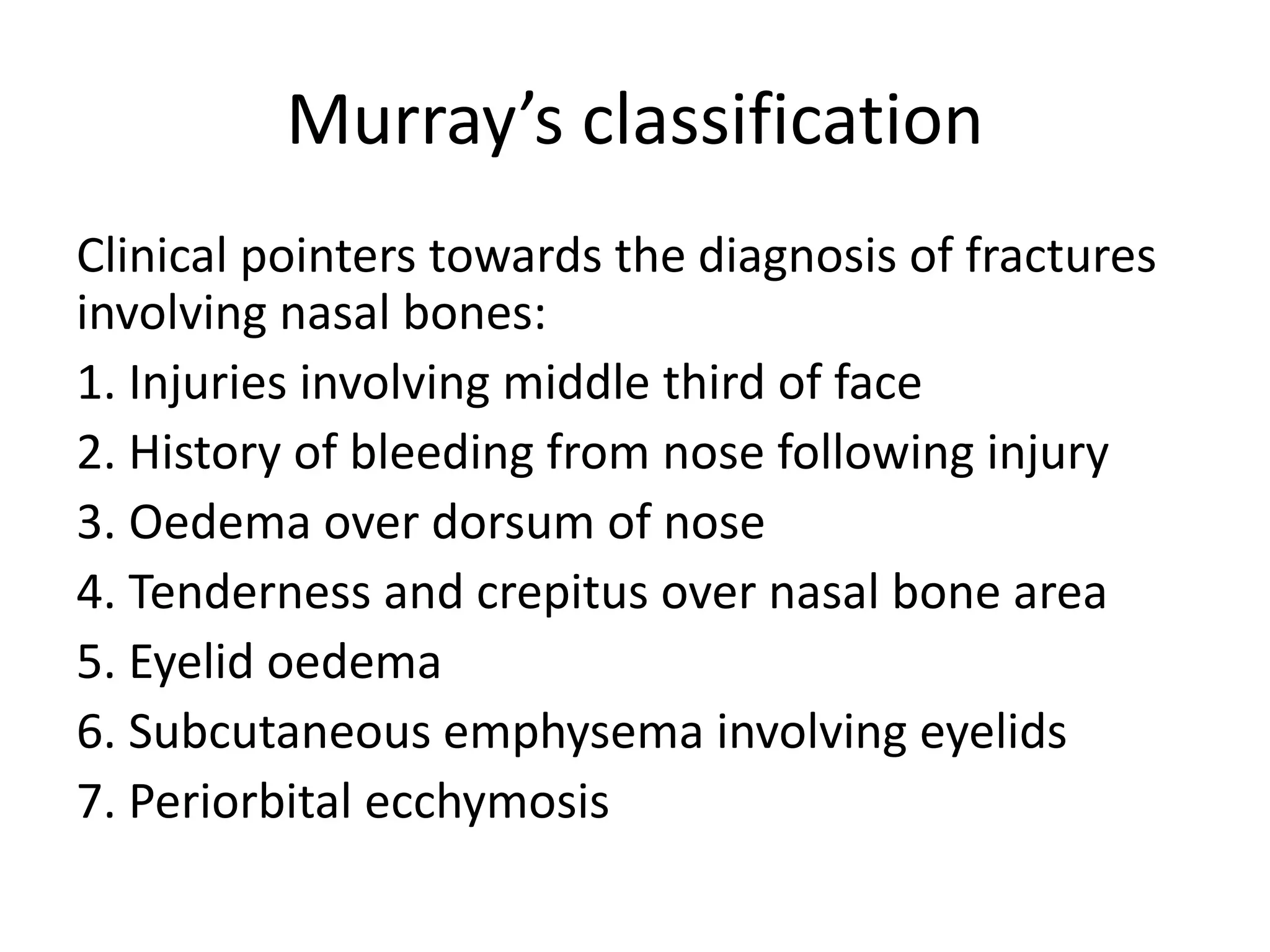 Nasal fracture revised | PPTX