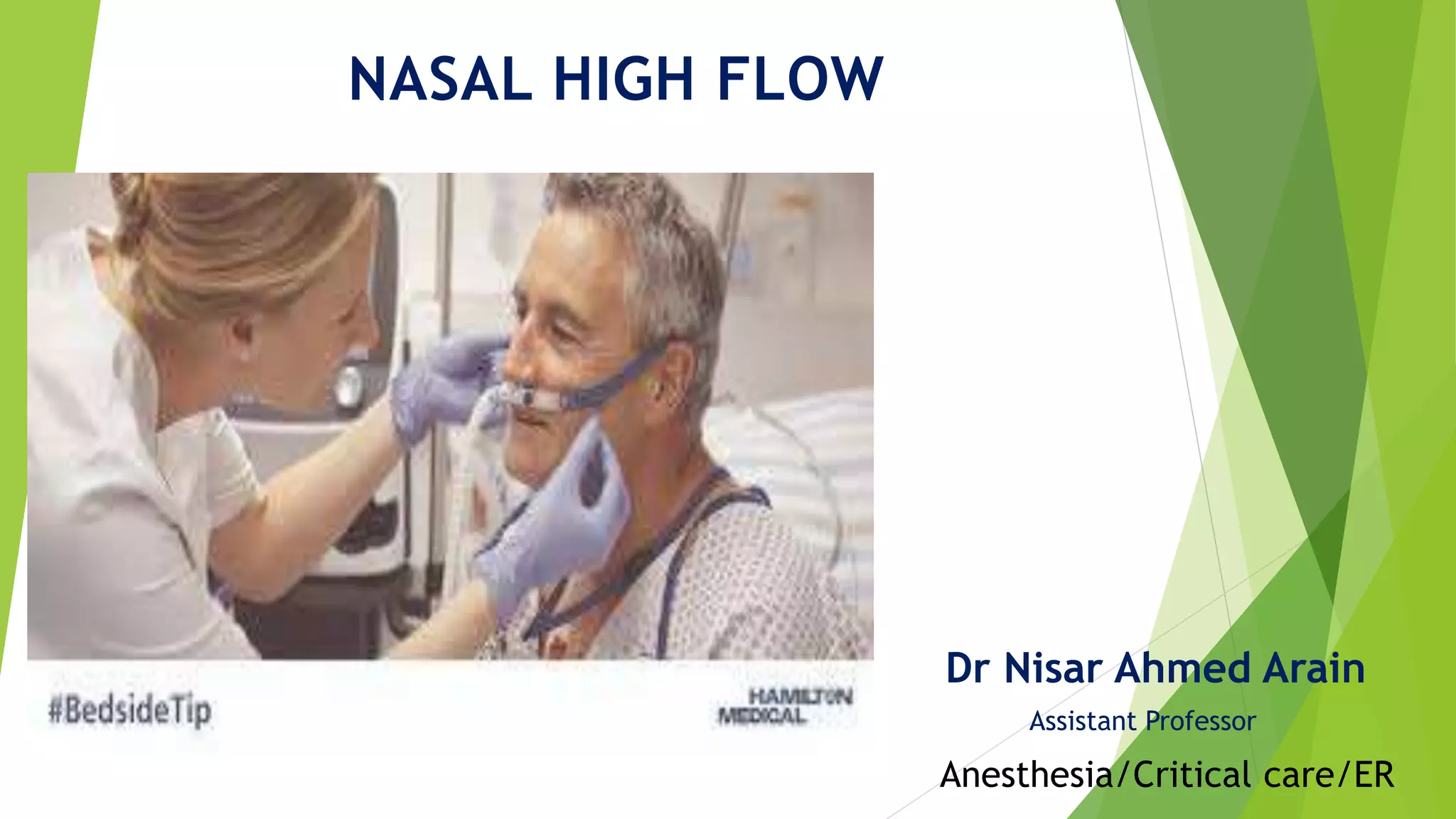 #Nasal high flow | PPTX