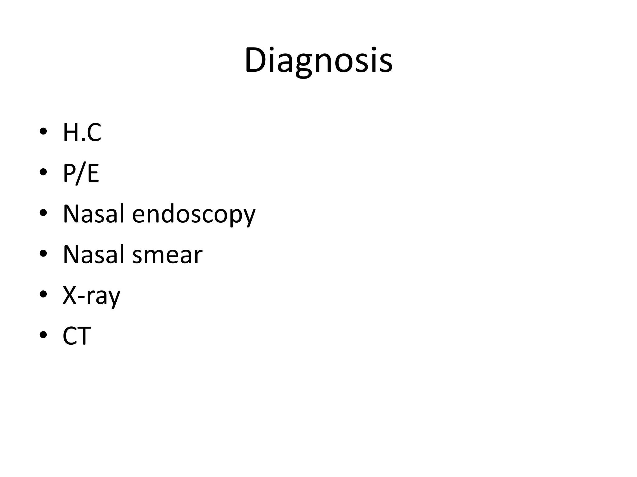Nasal obstruction | PPTX