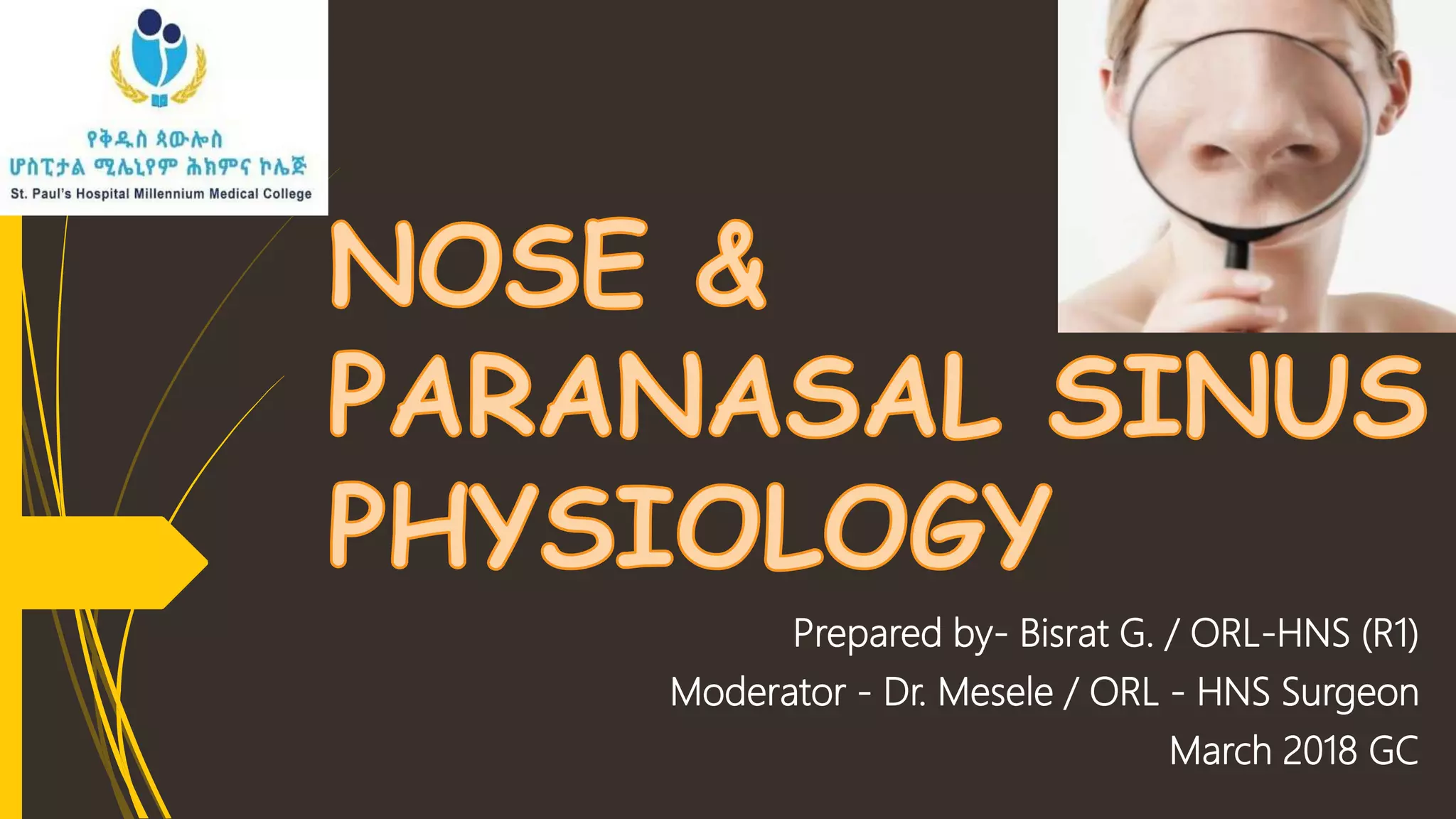Nasal & paranasal sinus physiology beba | PPTX