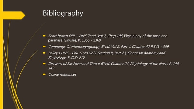 Nasal & paranasal sinus physiology beba | PPTX | Ear, Nose and Throat ...