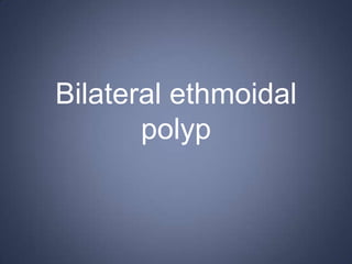 Nasal polyp kmct | PPT
