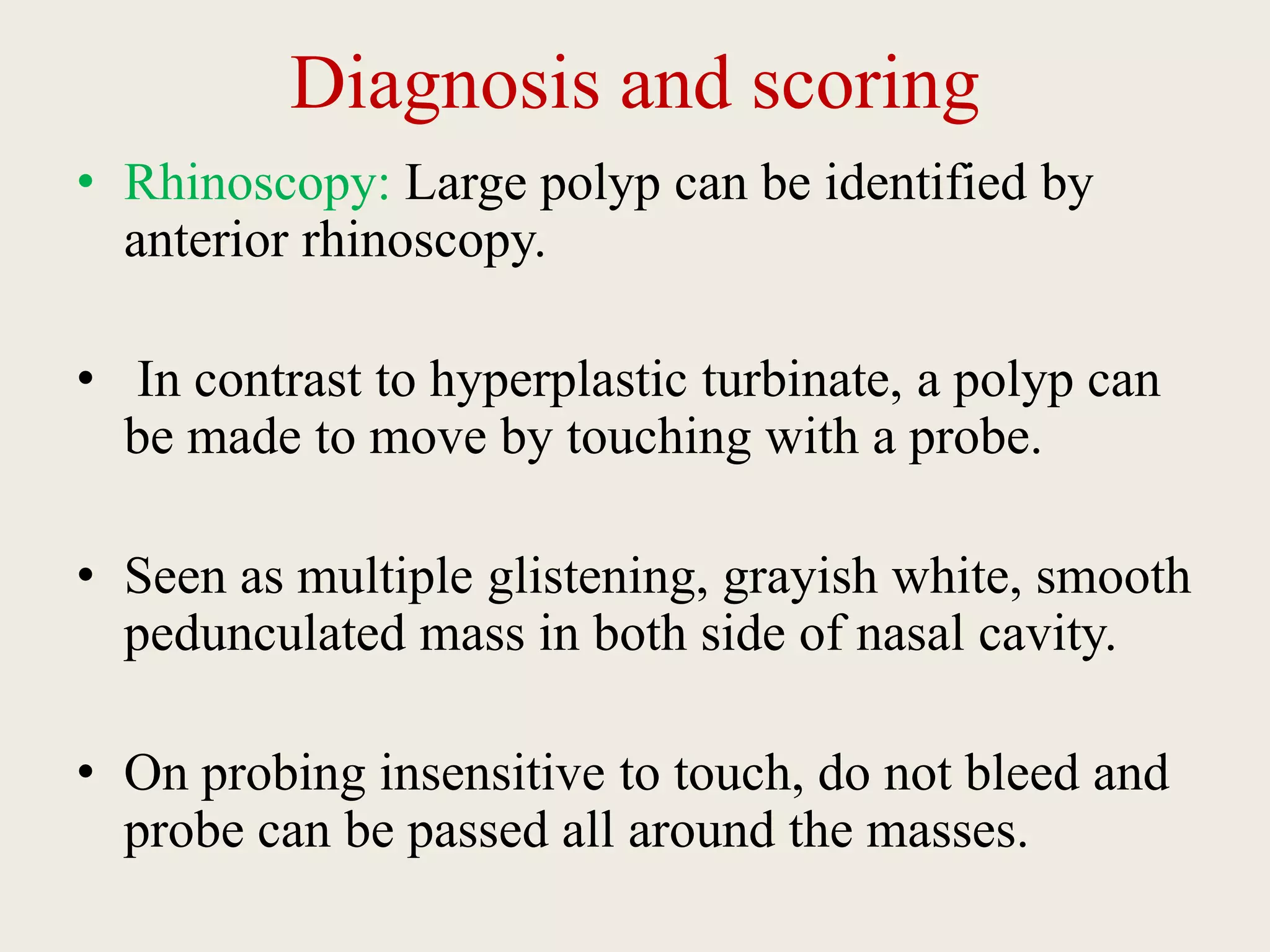 Nasal polyp | PPTX