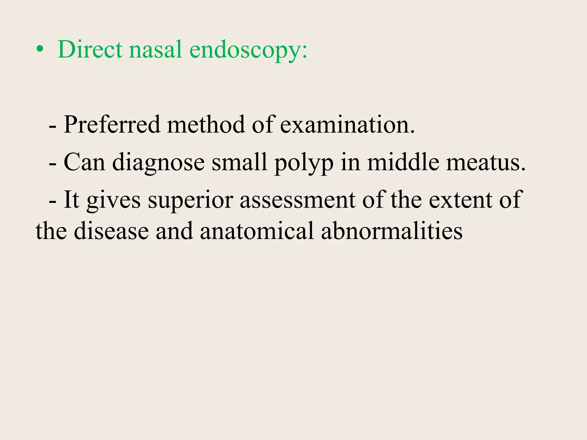 Nasal polyp | PPTX