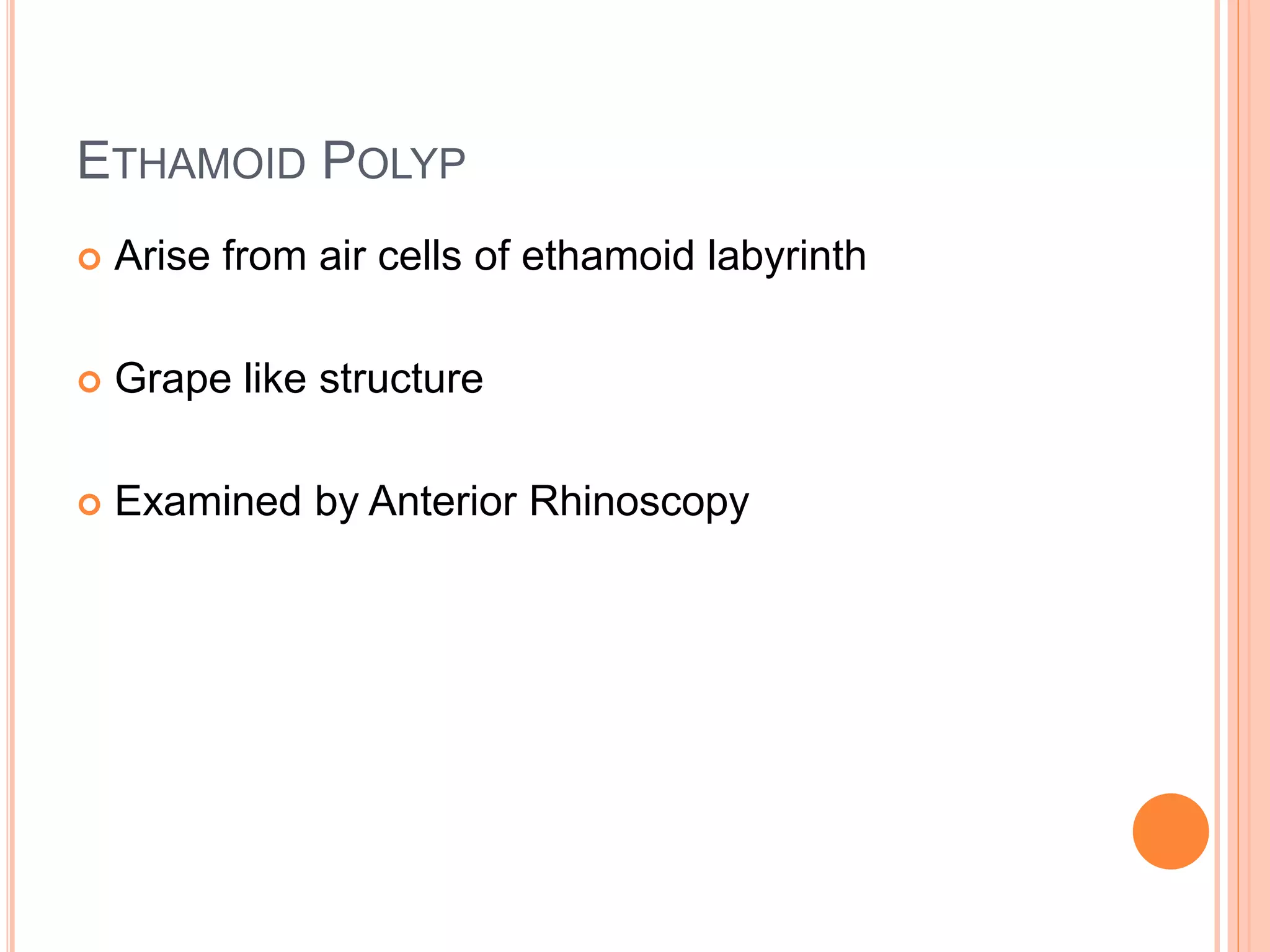 Nasal polyp | PPTX | Ear, Nose and Throat Conditions | Diseases and ...
