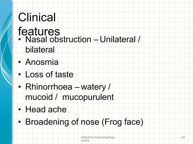 Nasal Polyps: etiology,pathogenesis,clinical features,management | PPTX ...