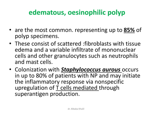 nasal polyp abu zneid.pptx | Ear, Nose and Throat Conditions | Diseases ...