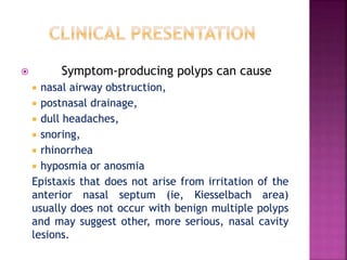 Nasal polyposis | PPTX