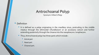 Nasal polyposis | PPTX | Ear, Nose and Throat Conditions | Diseases and ...