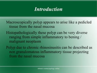 Nasalpolyp pathology | ODP