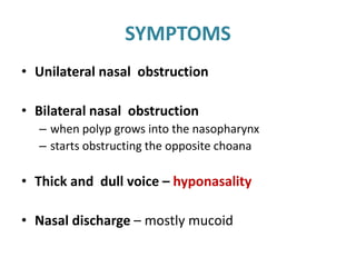 NASAL POLYPS | PPTX