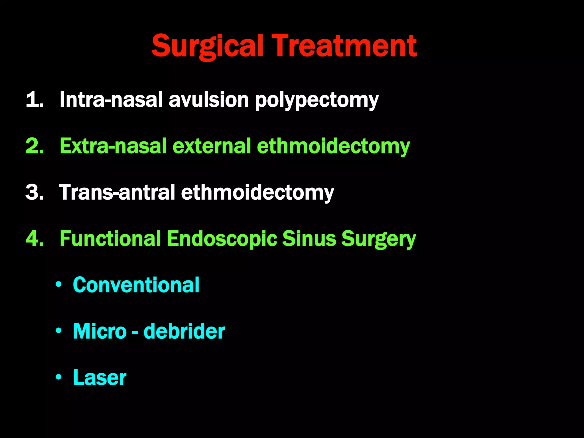 Nasal Polyps Ppt