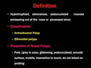Nasal polyps | PPT