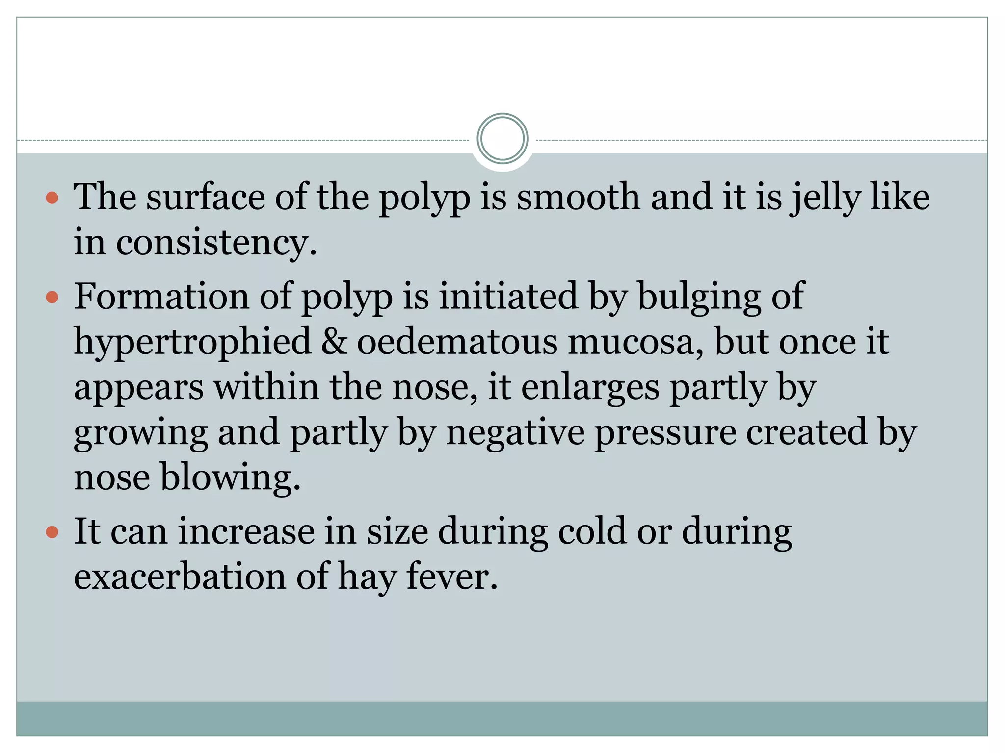 Nasal polyps | PPTX