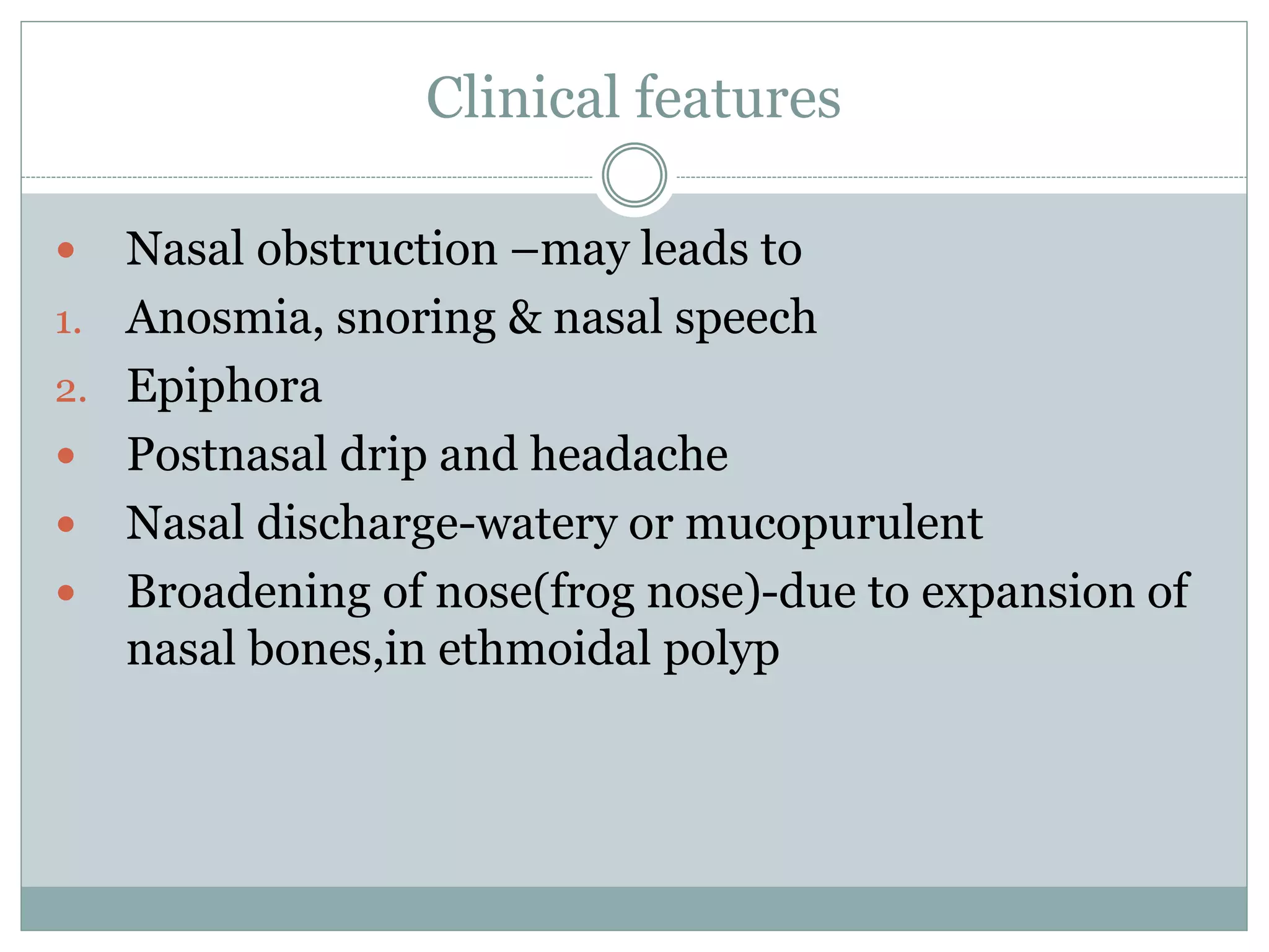 Nasal polyps | PPTX
