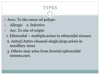 Nasal polyps | PPTX