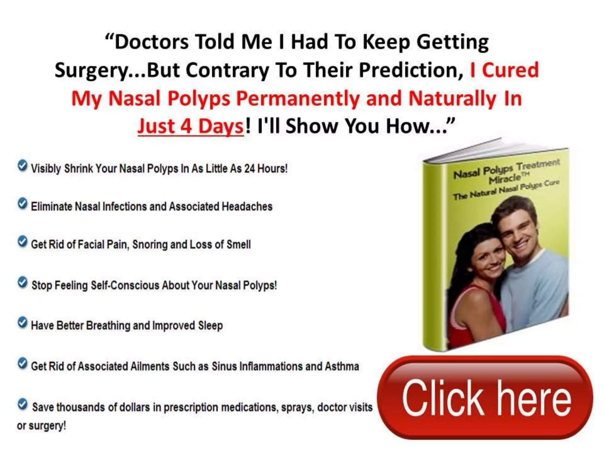 Nasal Polyps Treatment Miracle Ebook | PDF
