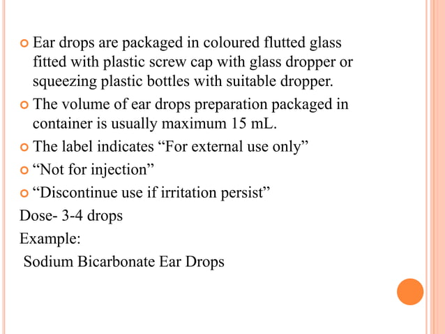 NASAL PREPARATIONS and EAR PREPARATIONS (3) (1) (1).pptx | Ear, Nose ...