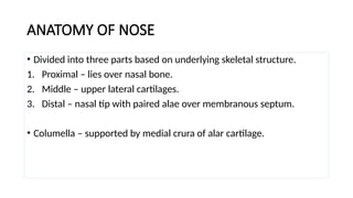 NASAL RECONSTRUCTION- GRAFTS .pptx