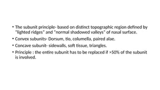 NASAL RECONSTRUCTION- GRAFTS .pptx