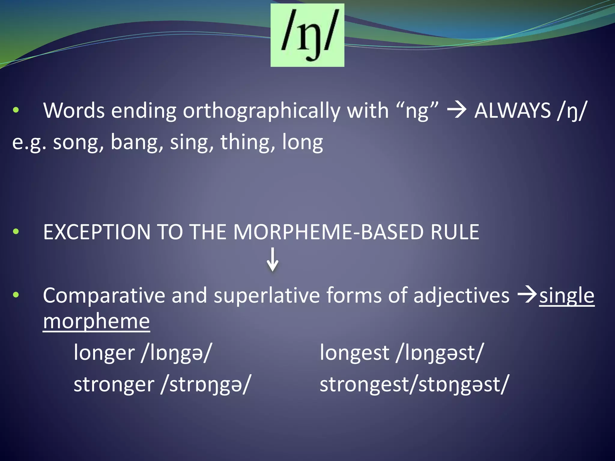 Nasals and other consonants | PPTX