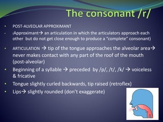 Nasals and other consonants | PPTX