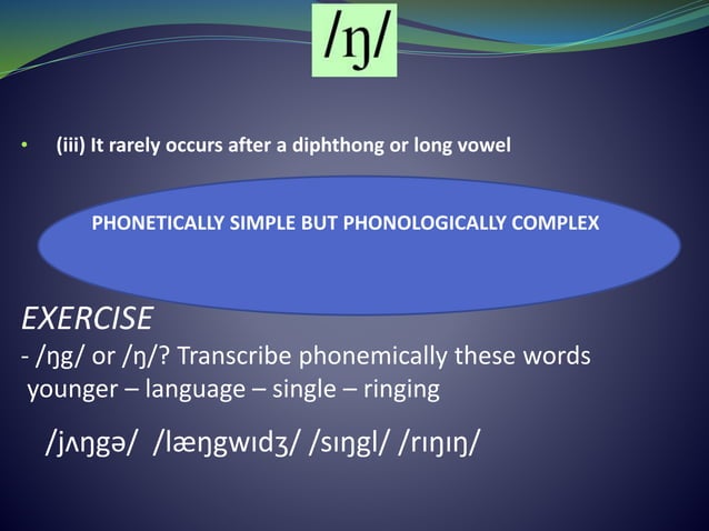 Nasals and other consonants | PPTX