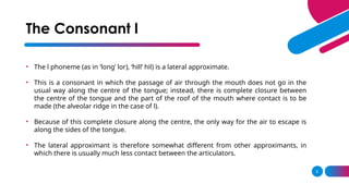 Nasals Nasals and and Other Consonant .pptx