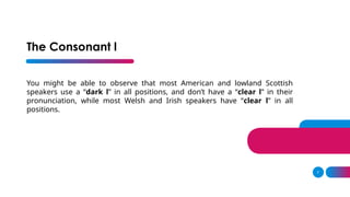 Nasals Nasals and and Other Consonant .pptx