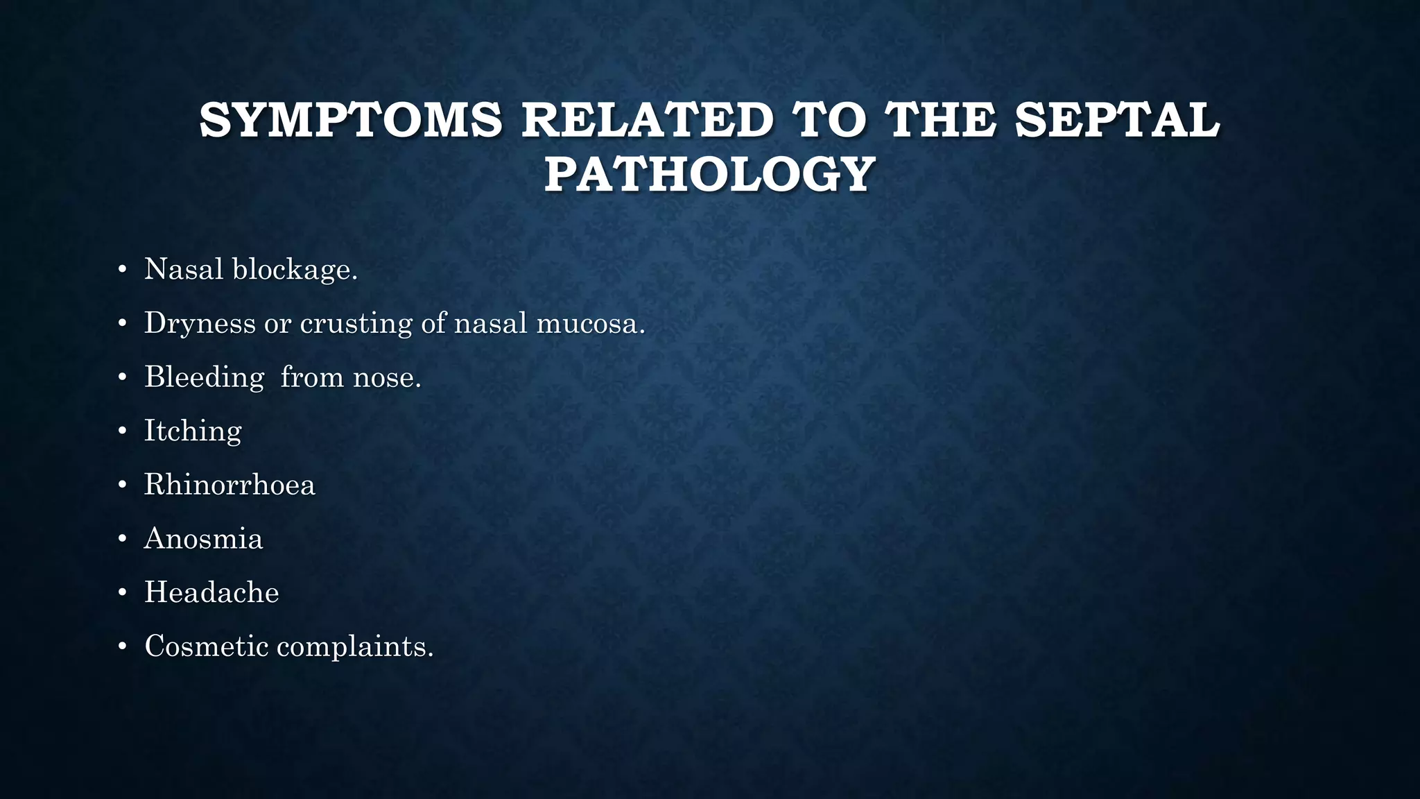 Nasal septal anatomy and septoplasty | PPTX