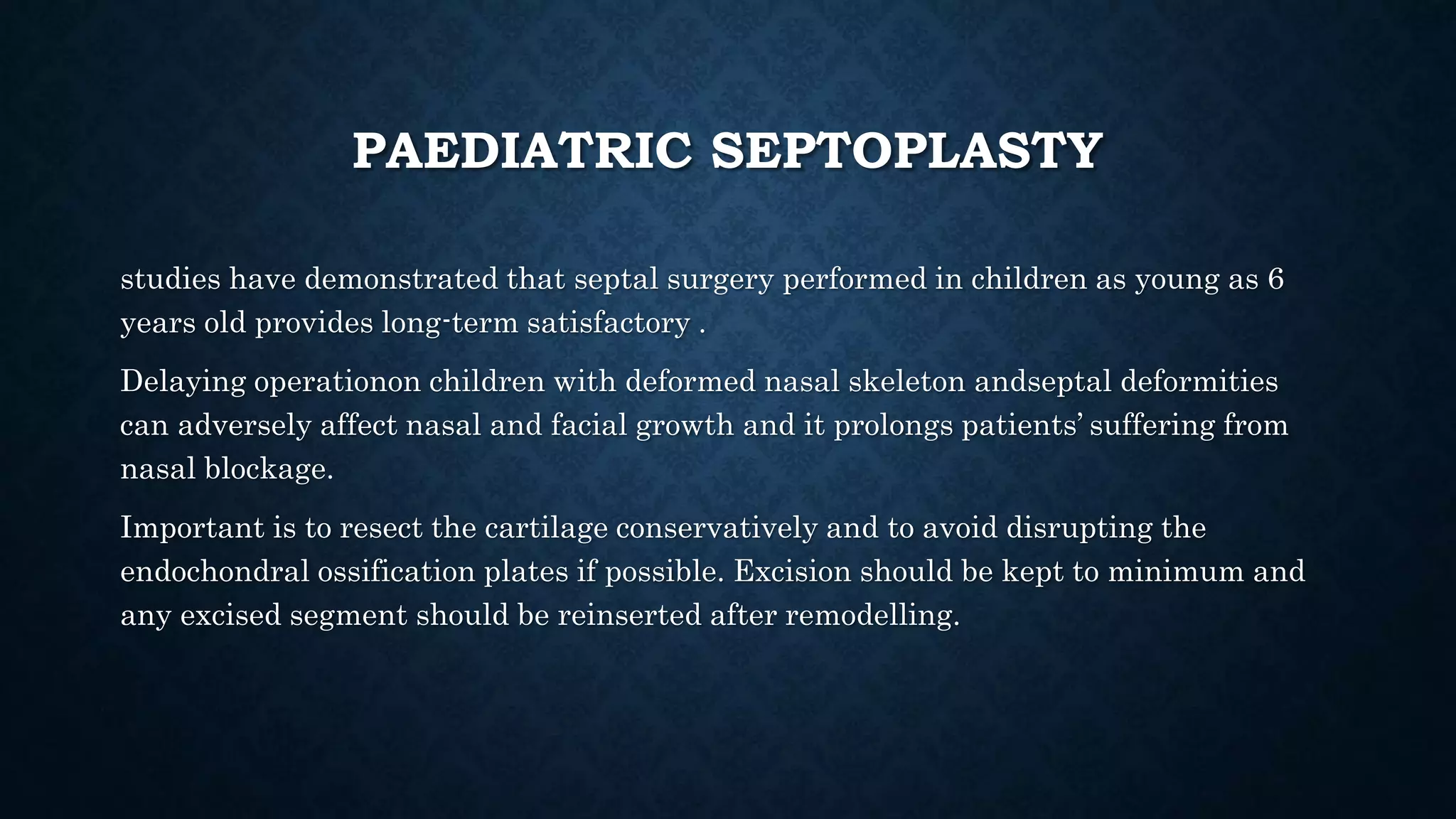 Nasal septal anatomy and septoplasty | PPTX