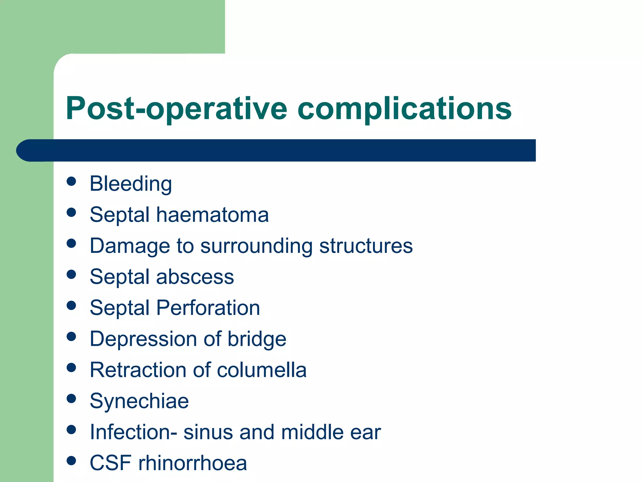 Nasal septum and its diseases | PPT