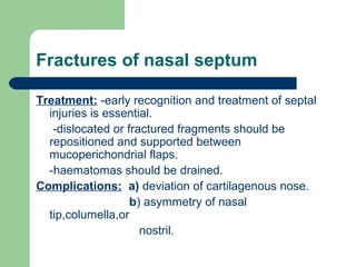 Nasal septum and its diseases | PPT