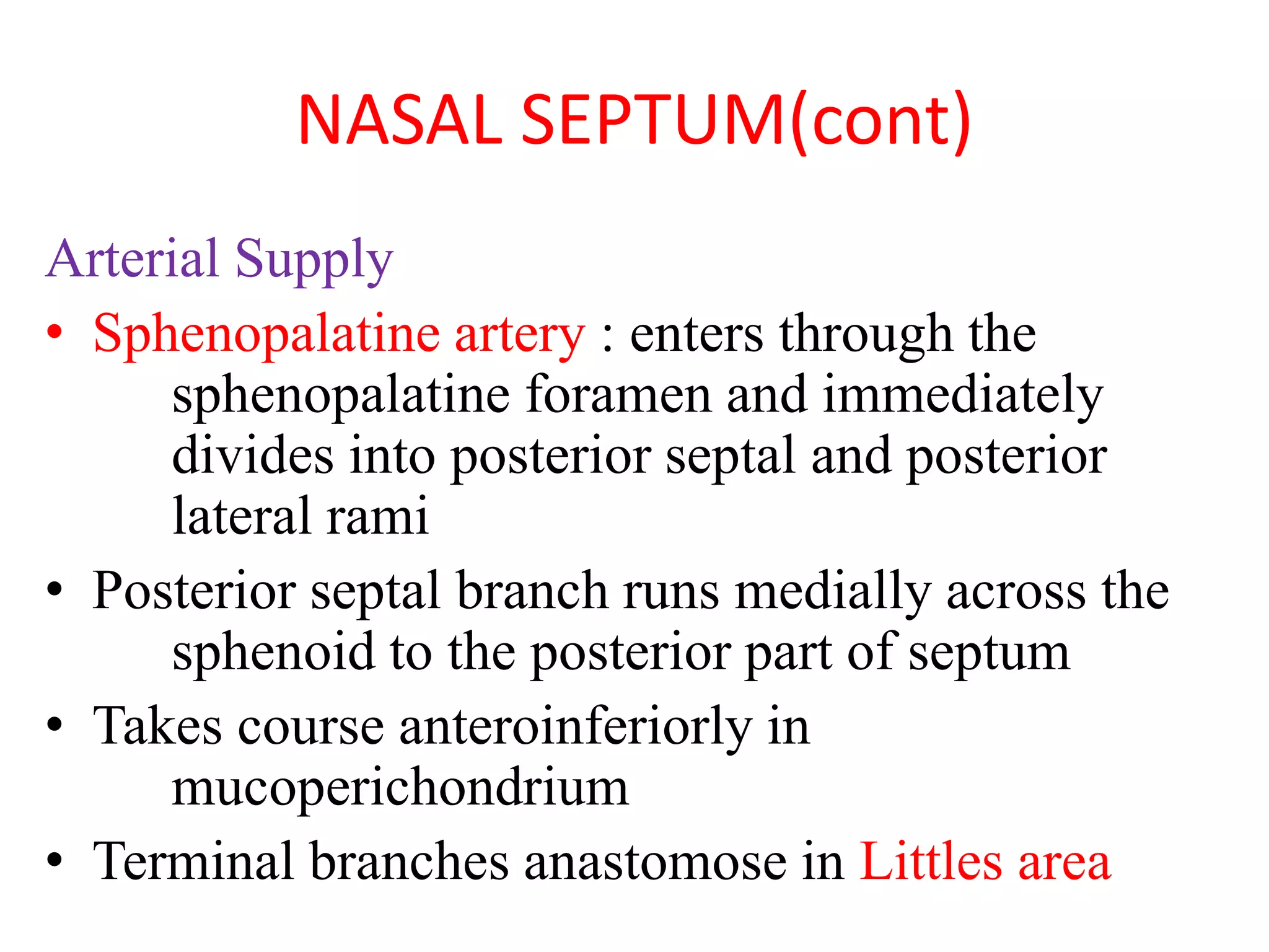 Nasal Septum and its Diseases | PPT