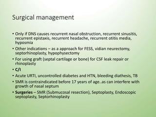 nasalseptumanditsdiseases................ | PPT