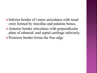 Nasal septum and its diseases[1] | PPT
