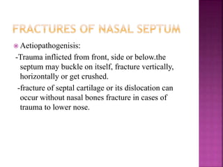 Nasal septum and its diseases[1] | PPT
