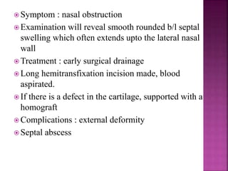 Nasal septum and its diseases[1] | PPT