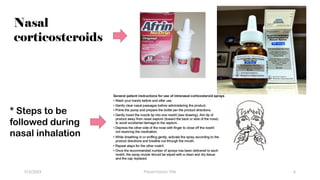 nasal septum deviation and its management | PPTX