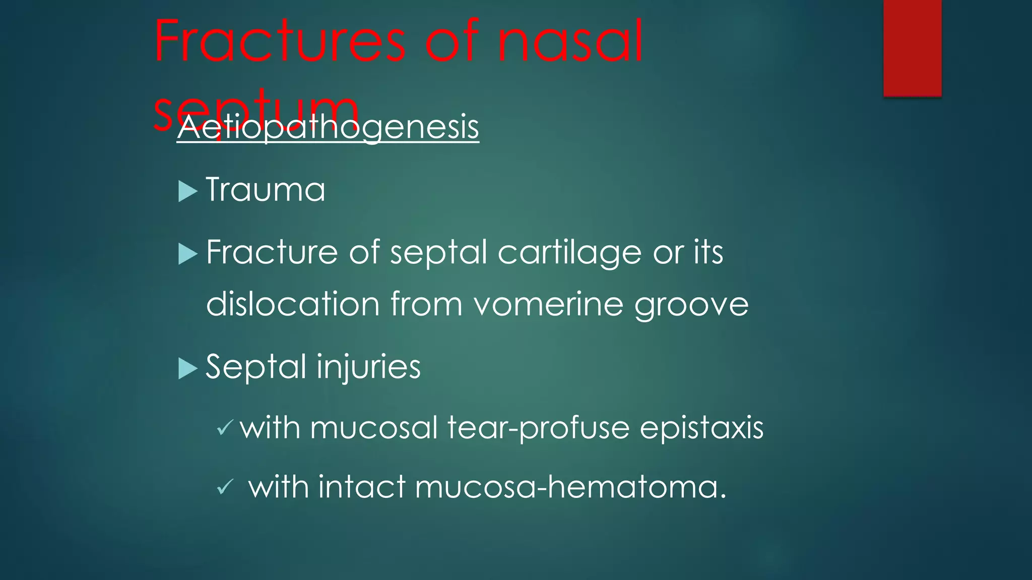Nasal septum & its diseases | PDF