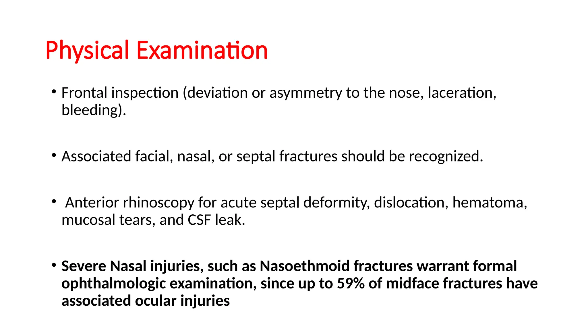 Nasal trauma, septal hematoma and nasal abscess..pptx